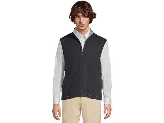 (取寄) ジョンストン&マーフィー メンズ リバーシブル ソリッド ベスト Johnston & Murphy men Reversible Solid Vest Navy/Storm