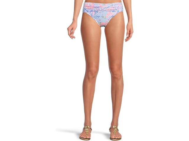 (取寄) リリー ピュリッツァー レディース ラグーン サロン ヒップスター ビキニ ボトム Lilly Pulitzer women Lagoon Sarong Hipster Bikini Bottom Multi Elephant Splash