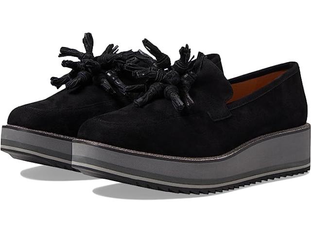 (取寄) ジョンストン&マーフィー レディース グレースリン タッセル Johnston & Murphy women Johnston & Murphy Gracelyn Tassel Black Suede