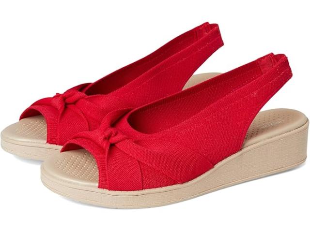 (取寄) ライフストライド レディース ベル スリングバックス LifeStride women Bell Slingbacks Fire Red Knit Fabric