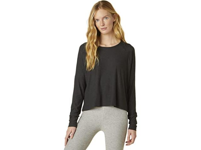 (取寄) ビヨンドヨガ レディース フェザーウェイト デイドリーマー プルオーバー Beyond Yoga women Beyond Yoga Featherweight Daydreamer Pullover Darkest Night