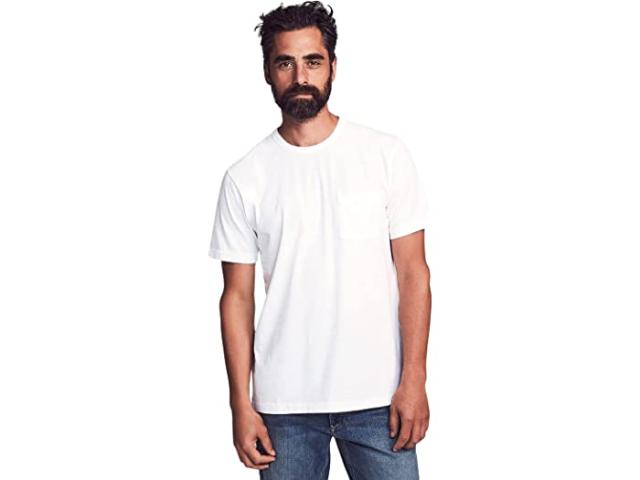 (取寄) ファリティ メンズ サンウォッシュド ポケット ティー Faherty men Sunwashed Pocket Tee White 1