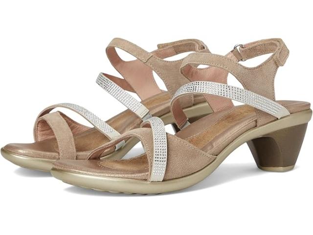 (取寄) ナオト レディース イノベイト Naot women Innovate Almond Suede/Clear Rhinestones