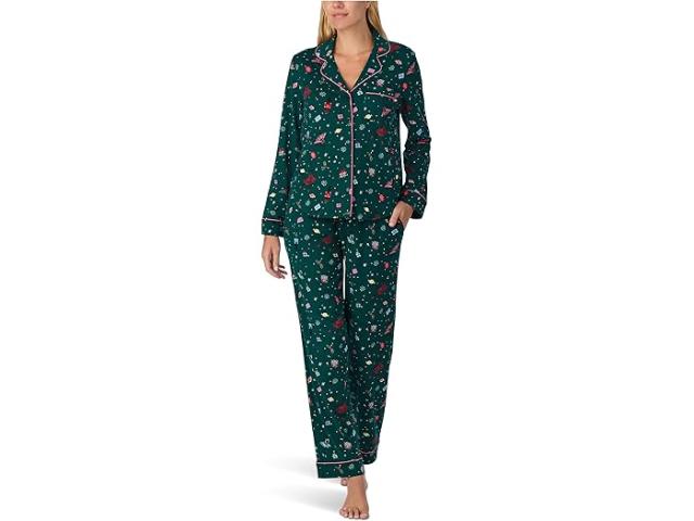 (取寄) ケイトスペード レディース コージー ジャージ ノッチ パジャマ セット Kate Spade New York women Cozy Jersey Notch Pajama Set Sugar Plum Fairy