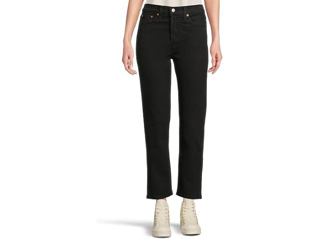 (取寄) リーバイス ウィメンズ レディース ウェッジ ストレート Levi's Womens women Wedgie Straight Flash Black