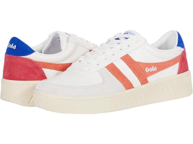 (取寄) ゴーラ レディース グランドスラム トライデント Gola women Grandslam Trident White/Hot Coral/Marine Blue