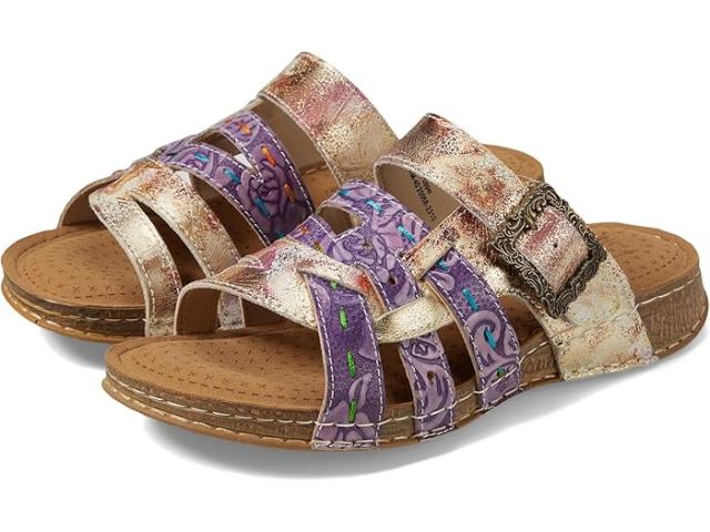 (取寄) ラルティストバイスプリングステップ レディース カラミティジェイ L'Artiste by Spring Step women Calamityjay Purple Multi