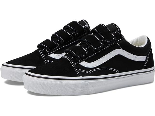 (取寄) バンズ オールド スクール V Vans Vans Old Skool V (Suede/Canvas) Black/True White