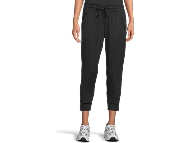 (取寄) アンダーアーマー レディース ヒートギア アーマー カプリ パンツ Under Armour women HeatGear Armour Capri Pants Black/Jet Gray