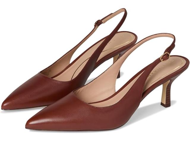 (取寄) コールハーン レディース スリング バック パンプス Cole Haan women Hansell Sling Back Pumps Dark Cuoio Leather