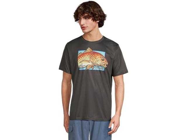 (取寄) コロンビア メンズ ターミナル タックル パフォーマンス フィッシング ギア X ベントレー ショート スリーブ Columbia men Terminal Tackle PFG X Bentley Short Sleeve Shark/PFG Bentley Red Head