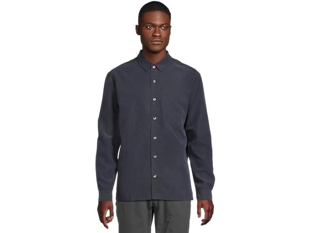 (取寄) ロイヤルロビンズ メンズ デザート パッカー ドライ ロング スリーブ  Robbins men Desert Pucker Dry Long Sleeve Naval