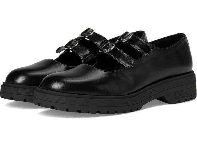 (取寄) スティーブマデン レディース アルバ Steve Madden women Alba Black Leather