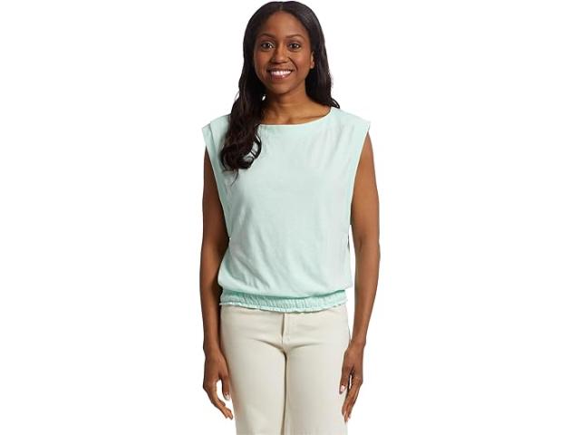 (取寄) リラ P レディース エラスティック ヘム ボートネック トップ Lilla P women Elastic Hem Boatneck Top Aquamarine