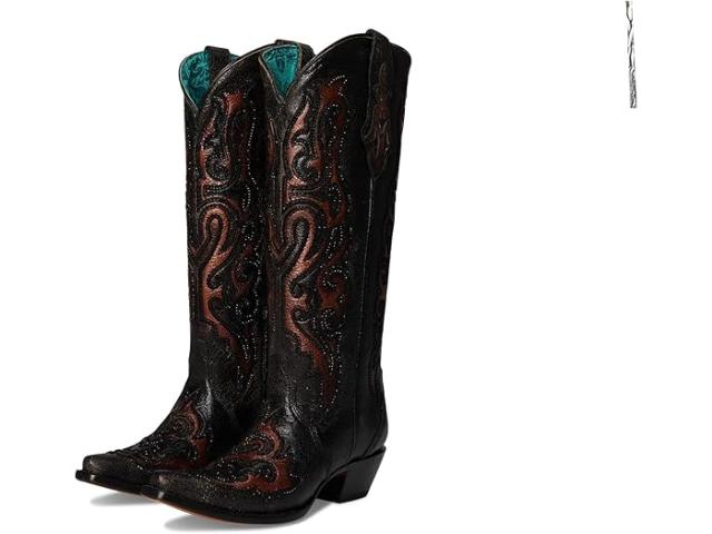 (取寄) コーラル ブーツ レディース  Corral Boots women A4738 Black Bronze