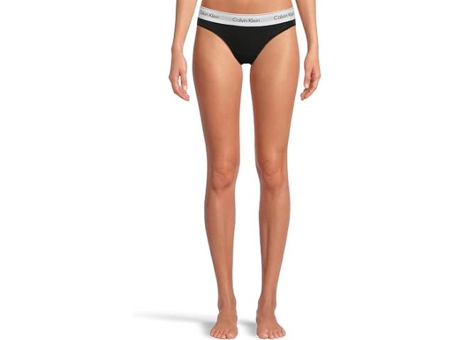 (取寄) カルバンクライン アンダーウェア レディース アイコン コットン モーダル ビキニ   Underwear women Icon Cotton Modal Bikini Black