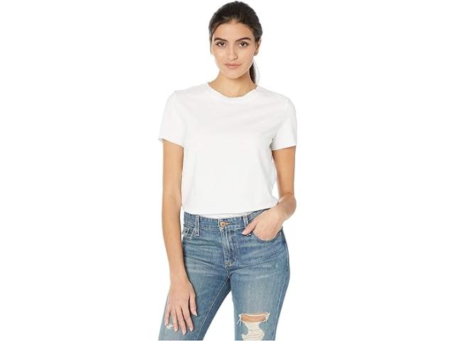 (取寄) コマンドー レディース エッセンシャル コットン クルー ネック ボディスーツ Commando women Commando Essential Cotton Crew Neck Bodysuit White