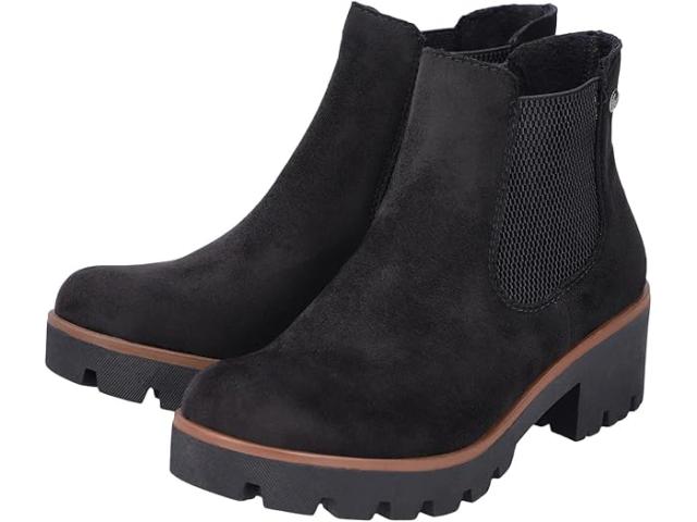 (取寄) リーカー レディース アマリア 65 Rieker women Amalia 65 Black/Black