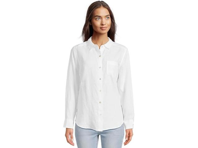 (取寄) トミーバハマ レディース コースタリーナ リラックスド-フィット ロング スリーブ シャツ  Bahama women Coastalina Relaxed Long Sleeve Shirt White