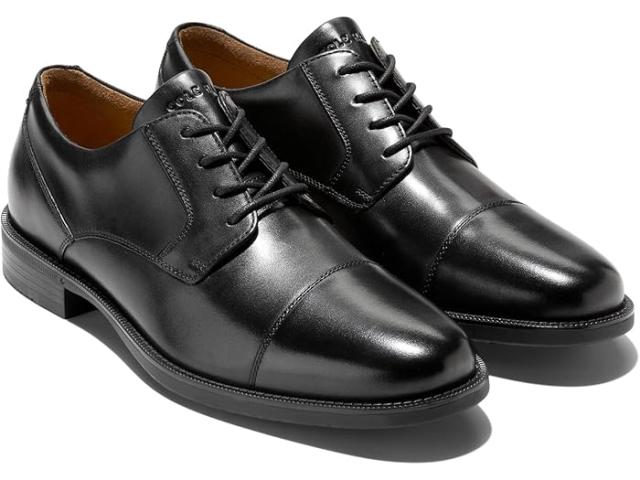 (取寄) コールハーン メンズ ベッドフォード キャップ-トゥ オックスフォード Cole Haan men Cole Haan Bedford Cap-Toe Oxfords Black