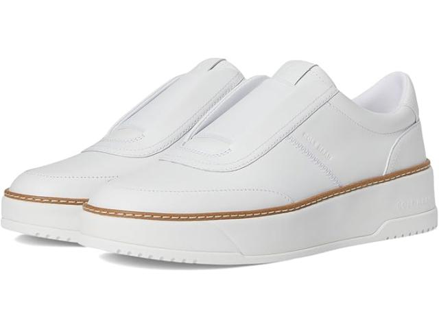 (取寄) コールハーン レディース グランドプロ マックスフィールド スリッポン スニーカー Cole Haan women Grandpro Maxfield Slip-On Sneakers White/White Lizard Print/White