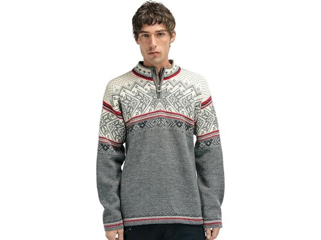 (取寄) ダーレオブノルウェー メンズ ヴェイル セーター Dale of Norway men Vail Sweater Smoke/Off-White/Raspberry