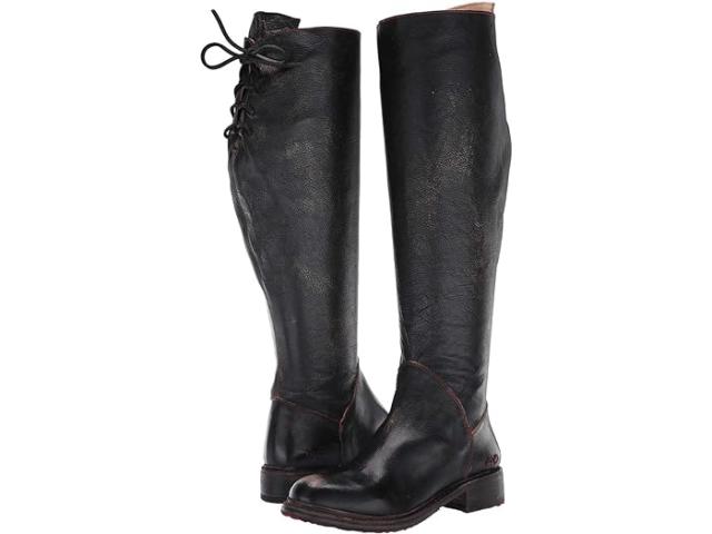 (取寄) ベッドステュ レディース マンチェスター ワイド カーフ Bed Stu women Bed Stu Manchester Wide Calf Black Hand