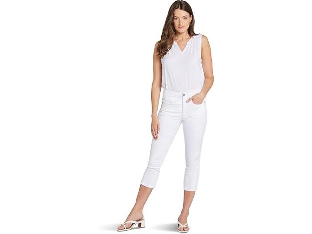 (取寄) エヌワイディージェイ レディース ハイライズ アミ スキニー カプリ NYDJ women High-Rise Ami Skinny Capri Optic White