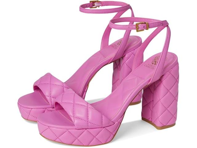 (取寄) ヴィンスカムート レディース ペンドリー キルテッド プラットフォーム サンダル Vince Camuto women Pendry Quilted Platform Sandals Lotus Pink