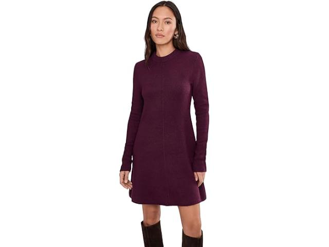 (取寄) メイドウェル レディース ミニ セーター ドレス - ソリッド Madewell women Southgate Mini Sweater Dress - Solid DARK POMEGRANTE