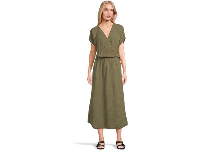 (取寄) マイケル スターズ レディース ライリー ミディ ドレス Michael Stars women Rylee Midi Dress Olive