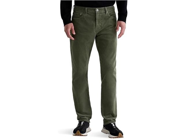 (取寄) AGジーンズ メンズ エバレット スリム ストレート コーデュロイ パンツ AG Jeans men Everett Slim Straight Corduroy Pants Urban Green