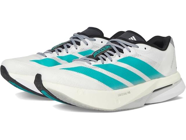(取寄) アディダス レディース アディゼロ ボストン 13 ランニング シューズ adidas women Adizero Boston 13 Running Shoes White/Pure Teal/Grey