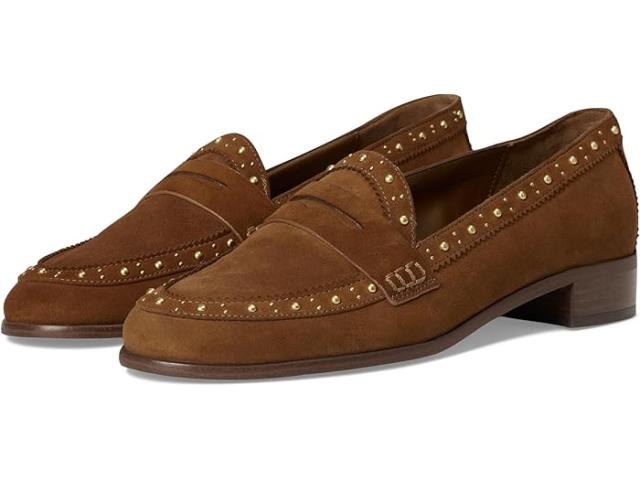 (取寄) ヴィンスカムート レディース カムディン スタデッド フラッツ ローファー Vince Camuto women Camdyn Studded Flat Loafer Burnt Sugar