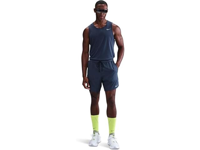 (取寄) ナイキ メンズ ドライ-フィット ストライド 2イン1 7 ショーツ Nike men Dri-FIT Stride 2-in-1 7
