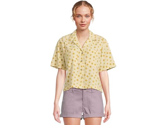 (取寄) トードアンドコー レディース フレッチャー ショート スリーブ シャツ Toad&Co women Fletcher Short Sleeve Shirt Barley Floral Print