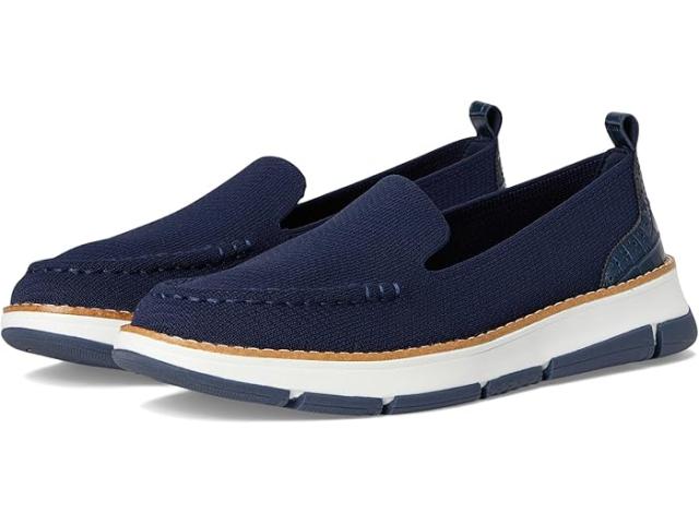 (取寄) コールハーン レディース ゼログランド レベル ステッチライト Cole Haan women Zerogrand Revel Stitchlite Venetians Navy Knit/Croc Print