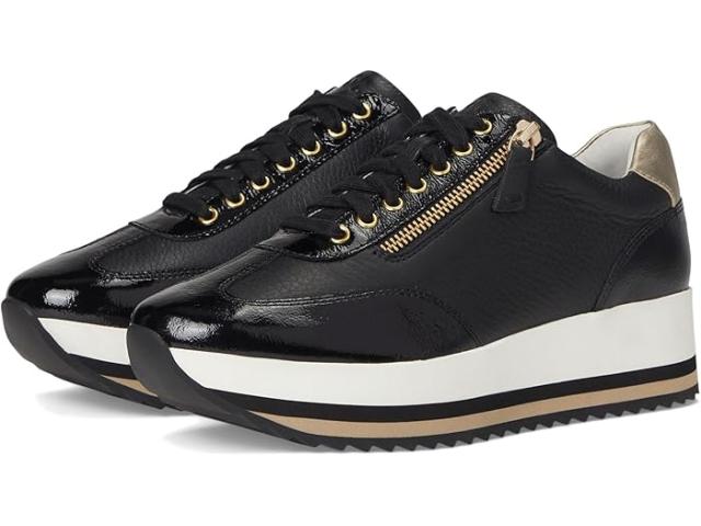 (取寄) ジョンストン&マーフィー レディース グレイシー サイド-ジップ レース-アップ Johnston & Murphy women Gracie Side-Zip Lace-Up Black