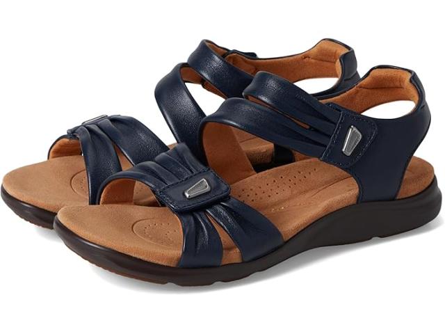 (取寄) クラークス レディース キトリー アベ Clarks women Kitly Ave Navy Leather