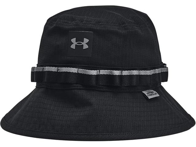 (取寄) アンダーアーマー メンズ イソ-チル アーマーベント バケット ハット Under Armour men Under Armour Iso-Chill Armourvent Bucket Hat Black/Castlerock