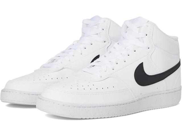 (取寄) ナイキ メンズ コート ビジョン ミッド ネクスト ネイチャー Nike men Court Vision Mid Next Nature White/Black/White
