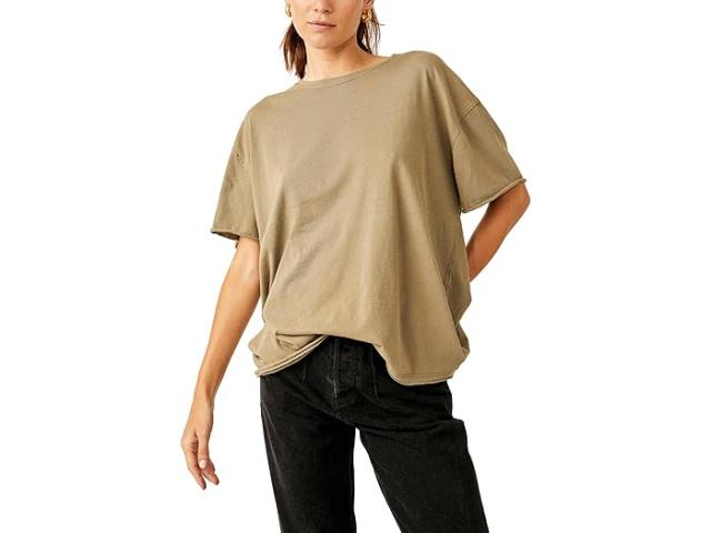 (取寄) フリーピープル レディース ニーナ ティー Free People women Free People Nina Tee Olive Stone