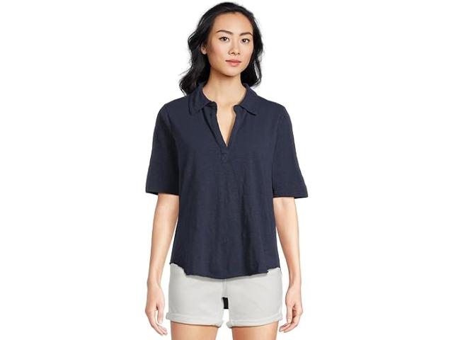 (取寄) モッドオードック レディース ハーフ スリーブ ポロ ティー Mod-o-doc women Half Sleeve Polo Tee Vibrant Navy 1