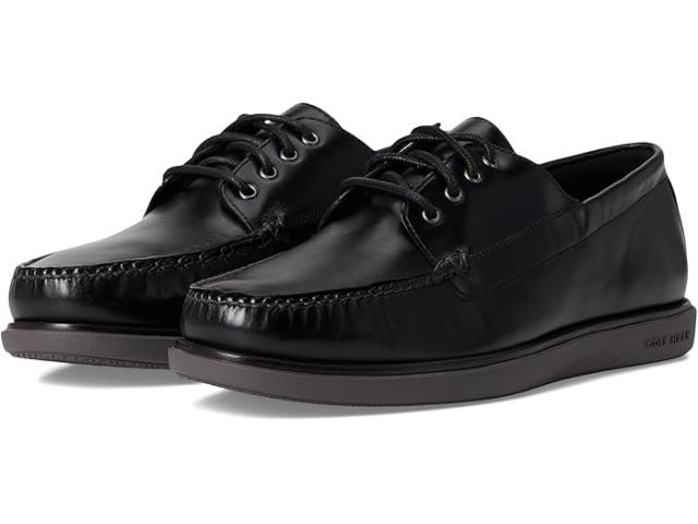 (取寄) コールハーン メンズ グランド 4-アイ ローファーズ Cole Haan men Grand 4-Eye Loafers Black Nubuck/Pavement