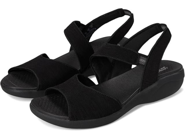 (取寄) ライフストライド レディース チアフル LifeStride women Cheerful Strappies Black Waxy Fabric