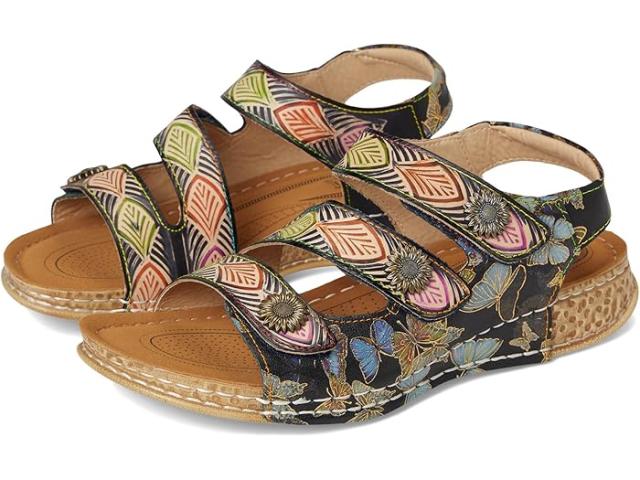 (取寄) ラルティストバイスプリングステップ レディース ヴァーサ L'Artiste by Spring Step women Versa Black Multi