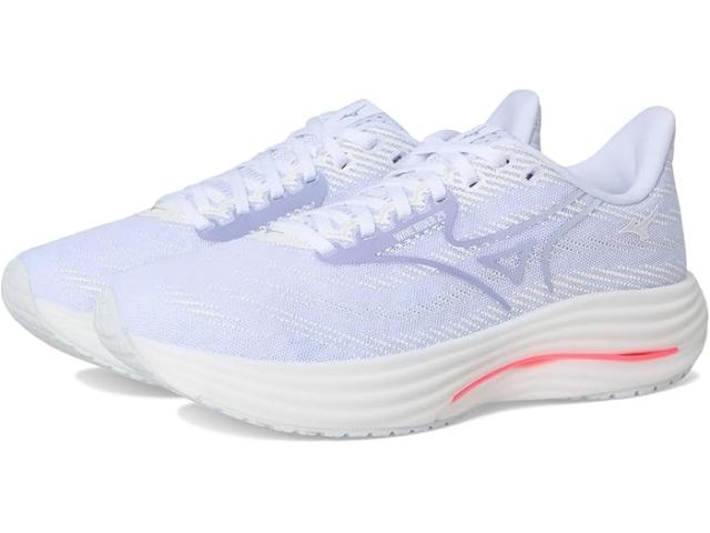 (取寄) ミズノ レディース ウェーブ ライダー 29 Mizuno women Wave Rider 29 White/Icelandic Blue
