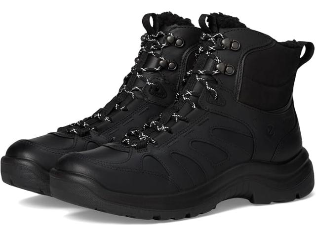 (取寄) エコー スポーツ レディース オフロード ウォータープルーフ ウォーム-ラインド ブーツ ECCO Sport women Offroad Waterproof Warm-lined Boot Black/Black