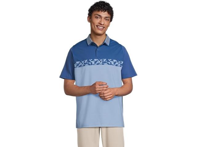 (取寄) キャロウェイ メンズ エンジニア オックスフォード ブロック ポロ Callaway men Engineered Oxford Block Polo Galaxy Blue