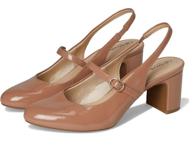 (取寄) ライフストライド レディース トラスト ストラップ シューズ LifeStride women Trust Strappy Shoes Desert Nude Patent